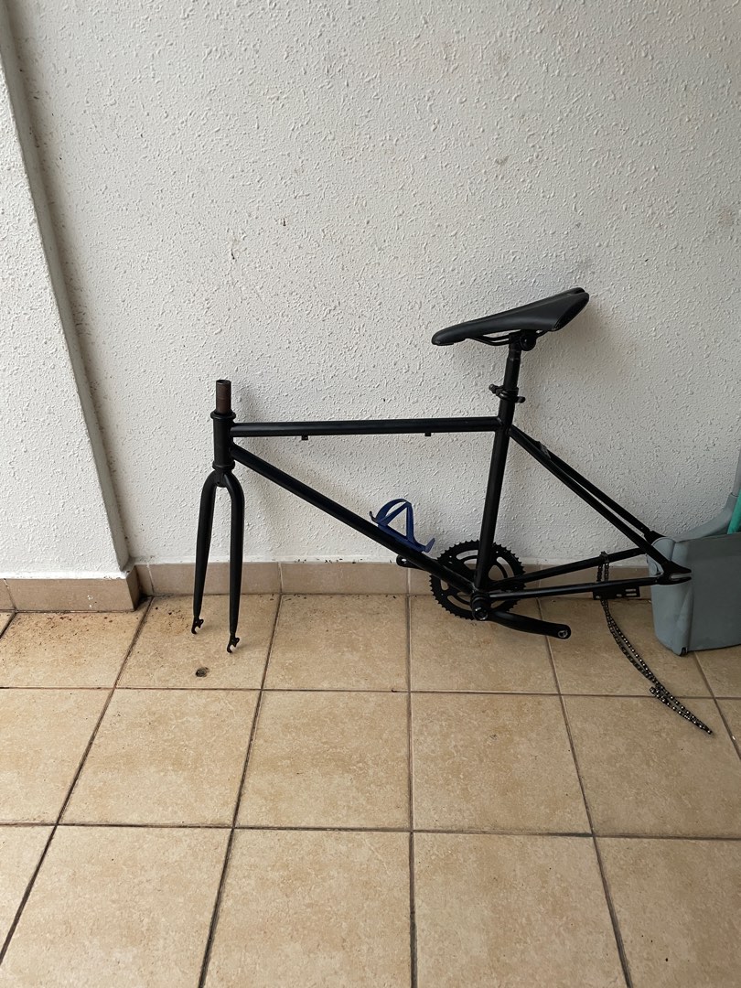 brandless fs fixie fixed gear frameset, Sports Equipment, Bicycles ...