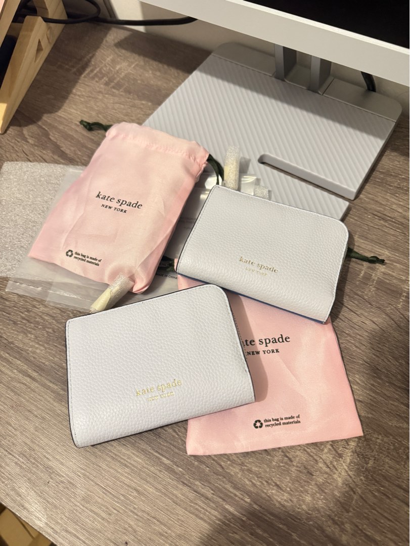 Brandnew Kate Spade Eva Bifold Wallet, Luxury, Bags & Wallets on Carousell