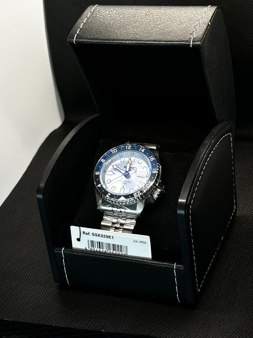 Brandnew LIMITED EDITION Seiko SKX Series GMT SSK029 ICE BLUE, Luxury ...