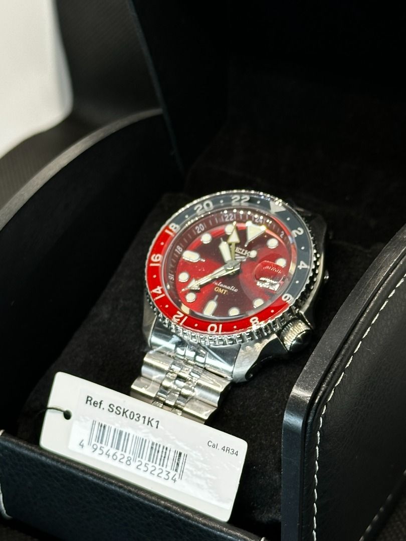 Brandnew LIMITED EDITION Seiko SKX Series GMT SSK031 PASSION RED ...