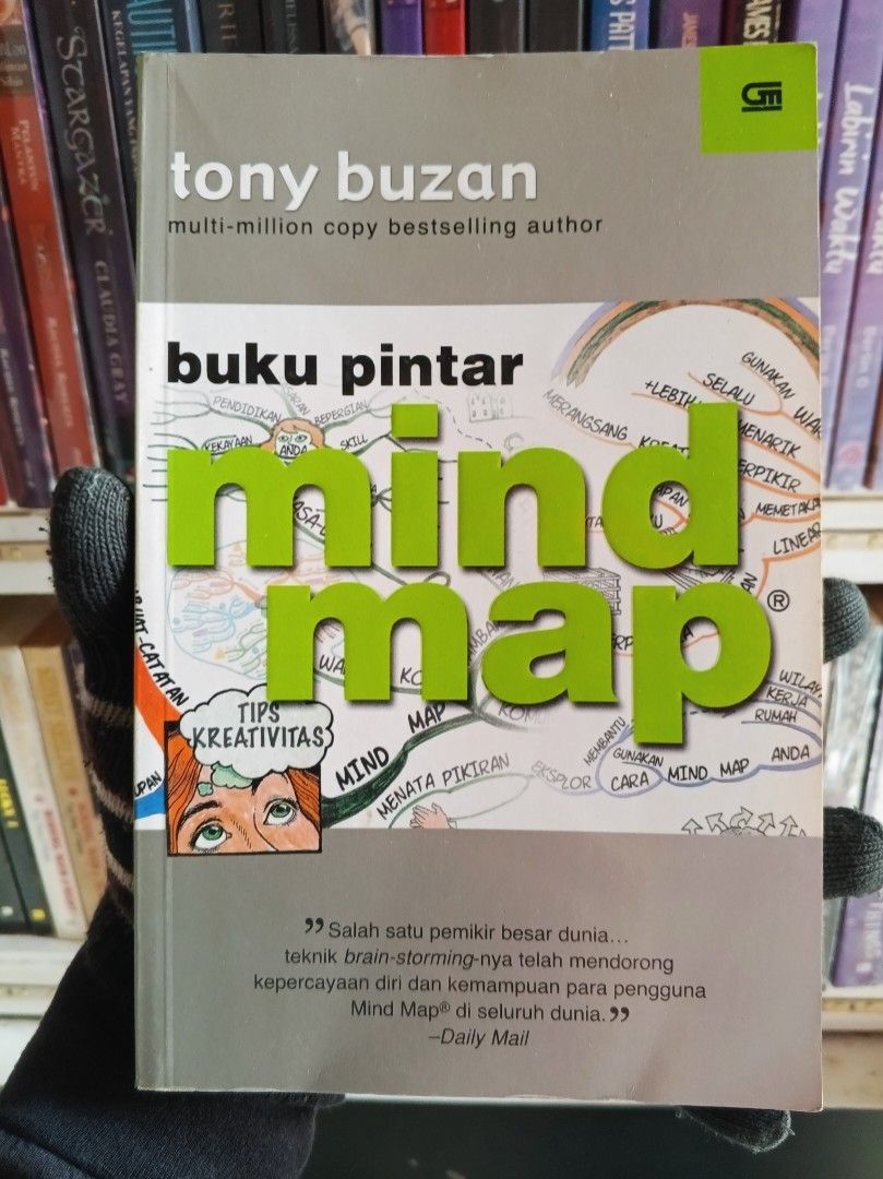 BUKU PINTAR MIND MAP - TONY BUZAN, Buku & Alat Tulis, Buku di Carousell