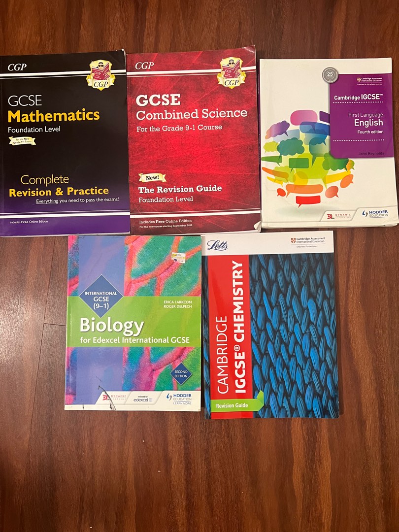 Cambridge IGCSE / GCSE Textbooks (Maths, Combined Science, English ...
