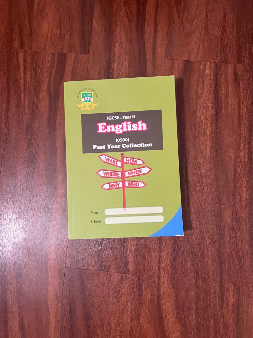Cambridge IGCSE English Past Year Papers Collection, Hobbies & Toys ...
