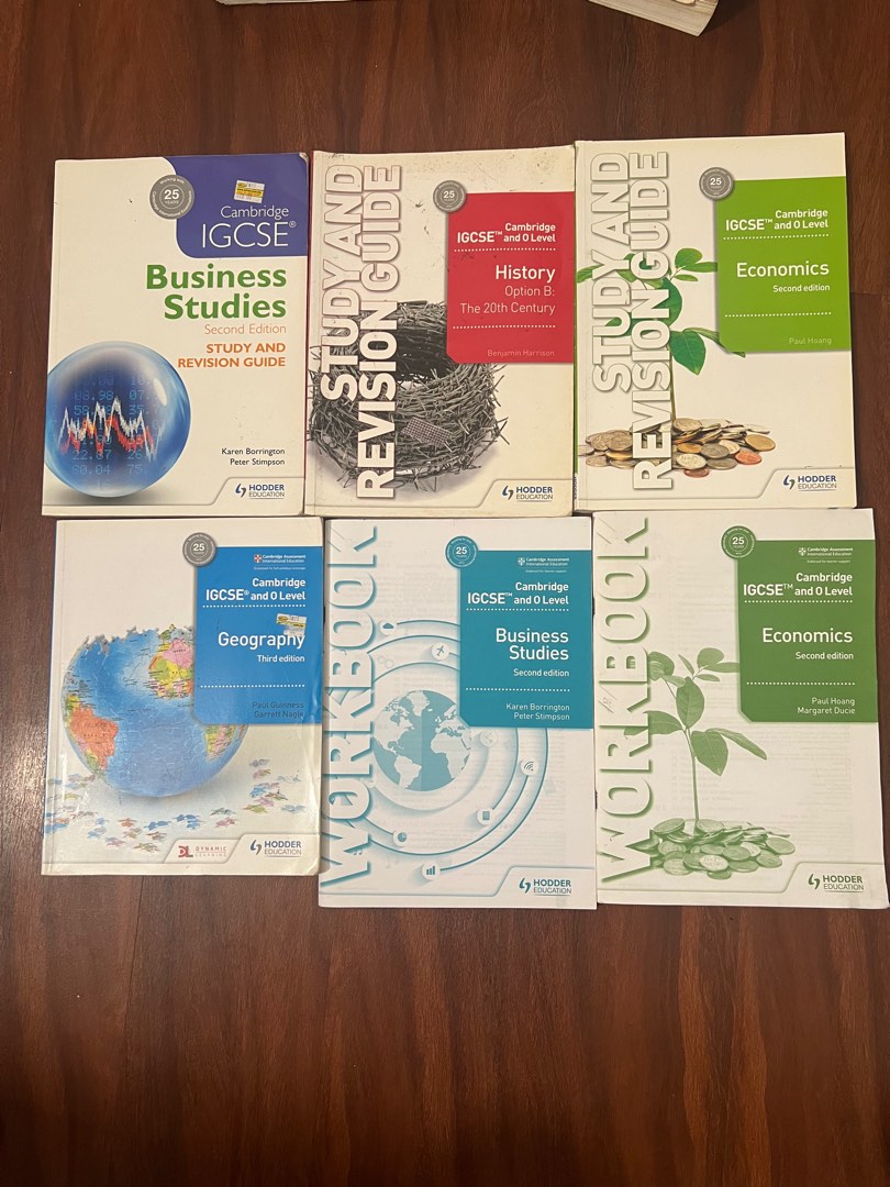 Cambridge IGCSE textbooks & revision guide & workbooks (Business ...