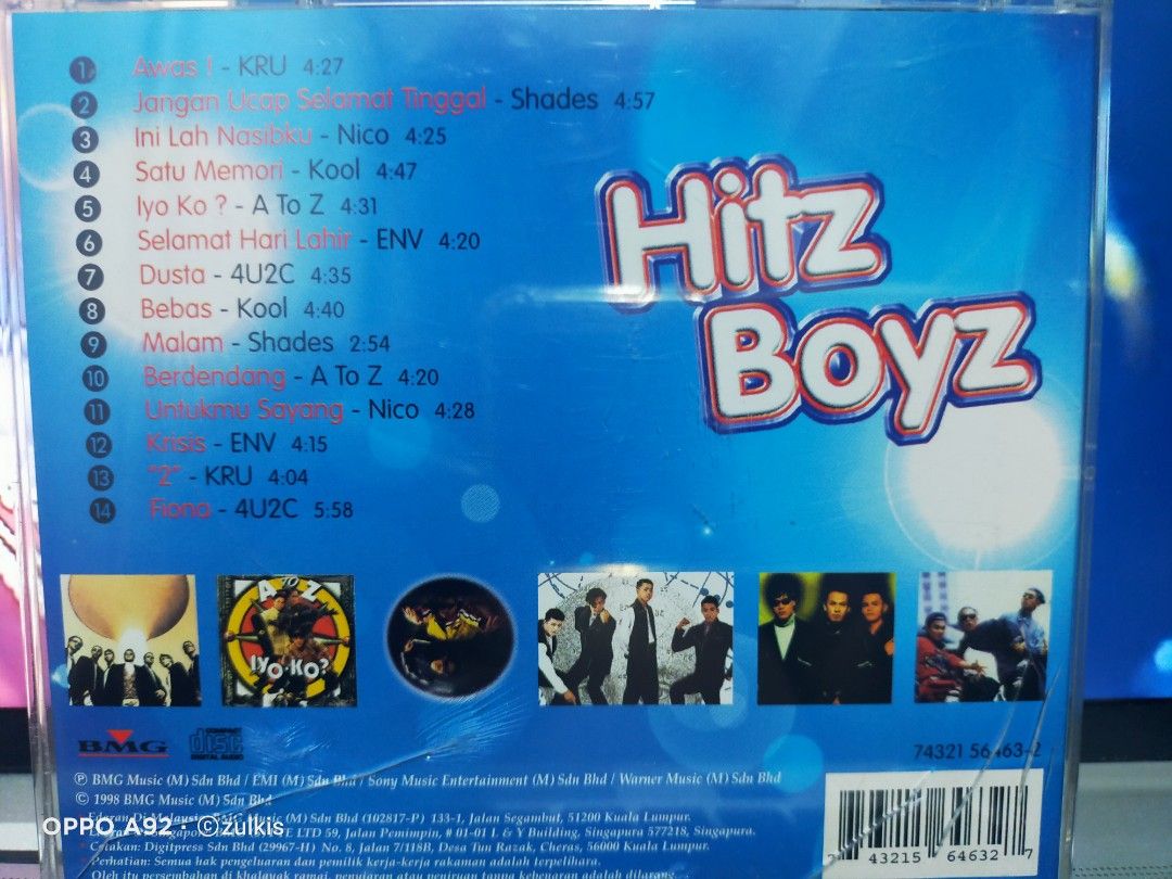 CD Kompilasi Hitz Boys, Hobbies & Toys, Music & Media, CDs & DVDs on ...