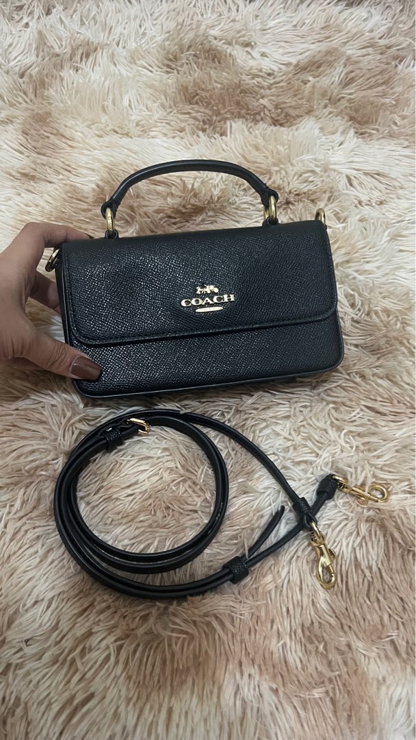 Coach Mini Josie Top Handle Crossbody, Luxury, Bags & Wallets on Carousell