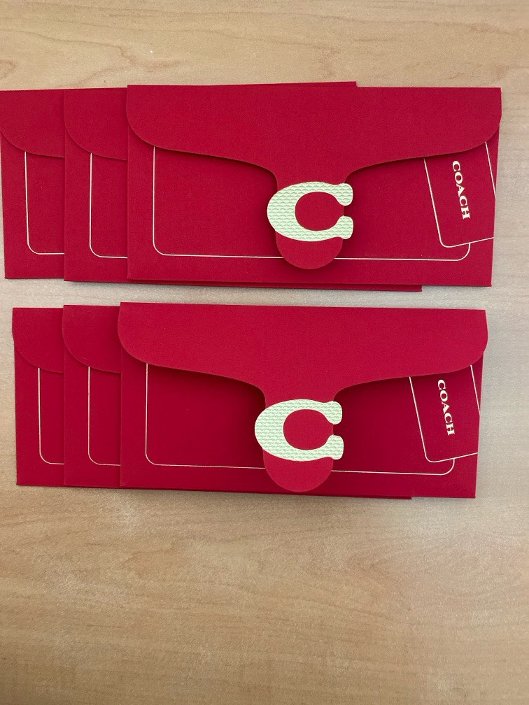 Coach Red Packets 2025, Hobbies & Toys, Stationery & Craft, Occasions & Party Supplies on Carousell