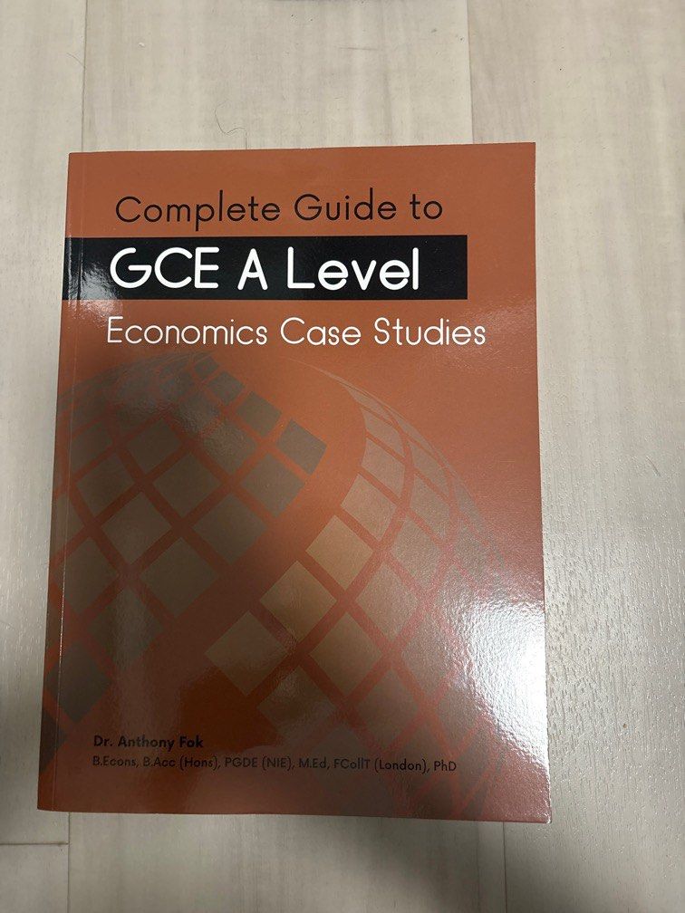 Complete Guide to GCE A Level Economics Case Studies, Hobbies & Toys ...