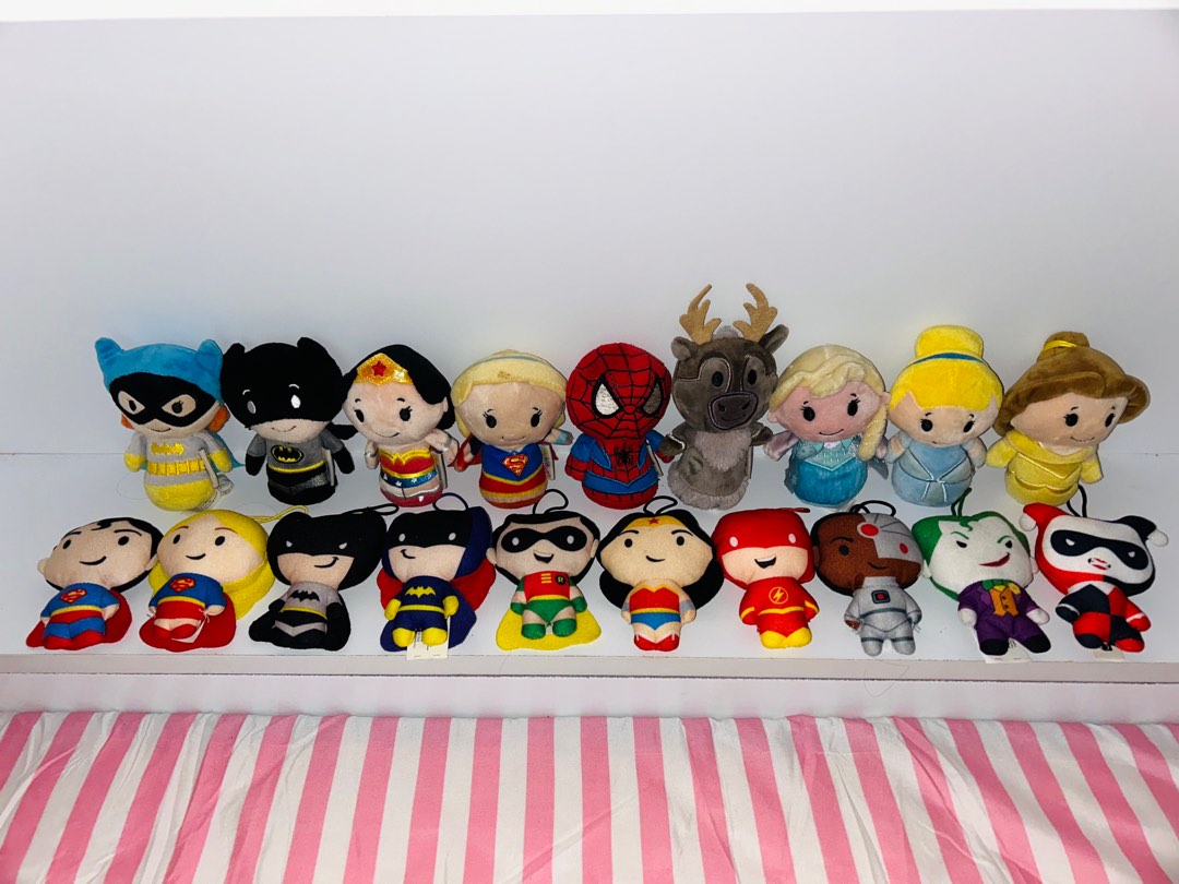 complete set McD x DC soft toys Hallmark Itty Bitty, Hobbies & Toys ...