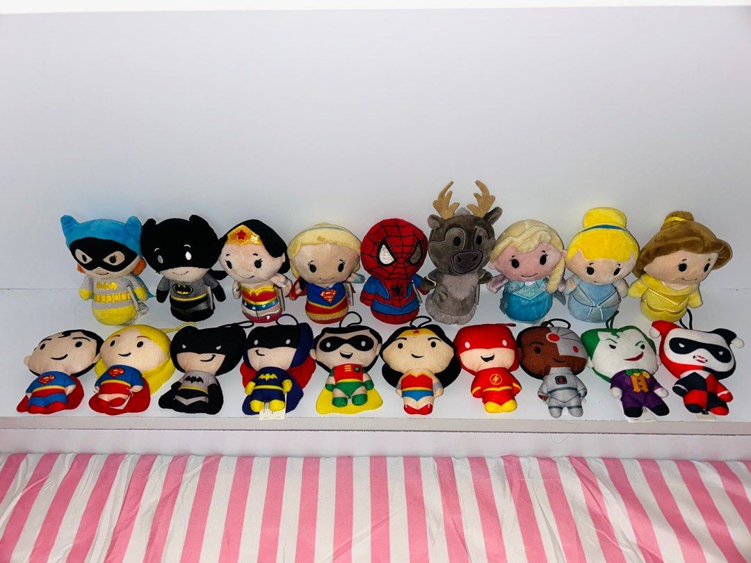 complete set McD x DC soft toys Hallmark Itty Bitty, Hobbies & Toys, Toys & Games on Carousell