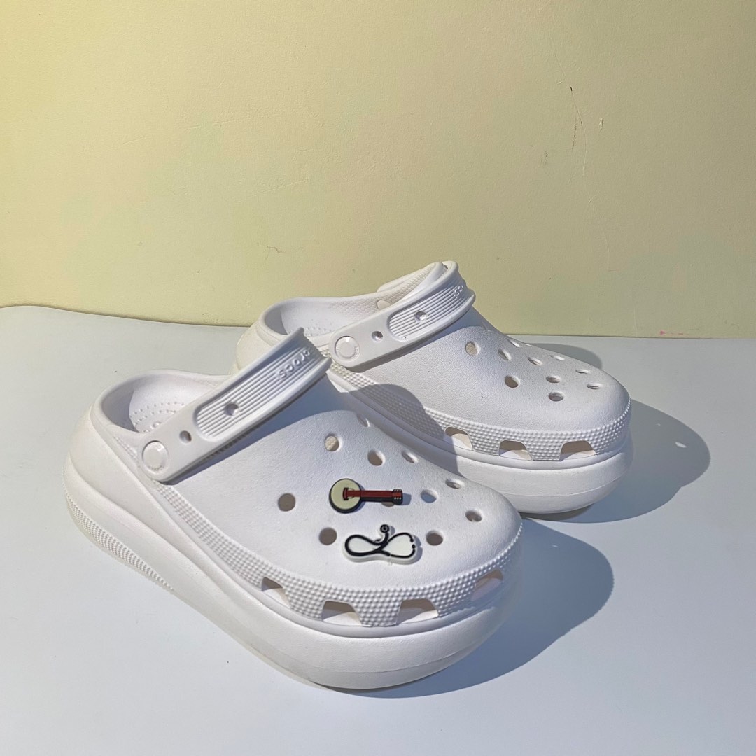 Crocs Women Platform High Heels, Women's Fashion, Footwear, Slippers ...