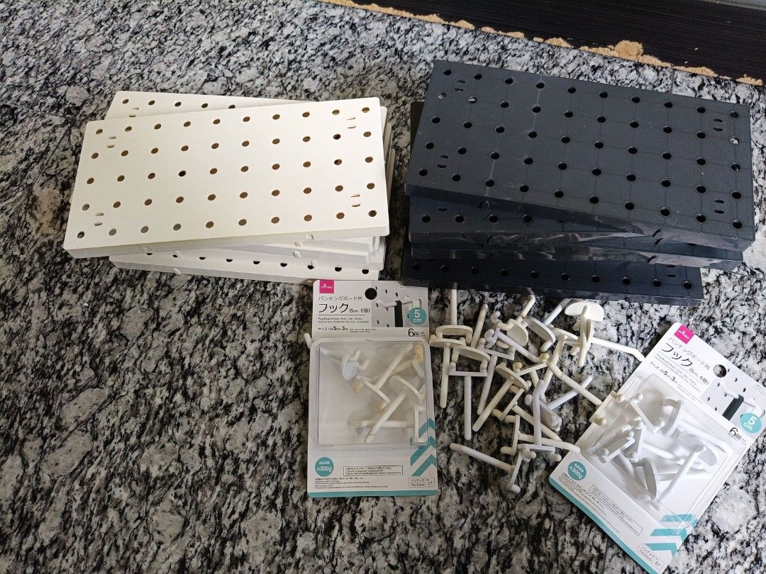 Daiso display peg board, Furniture & Home Living, Furniture, Other Home ...