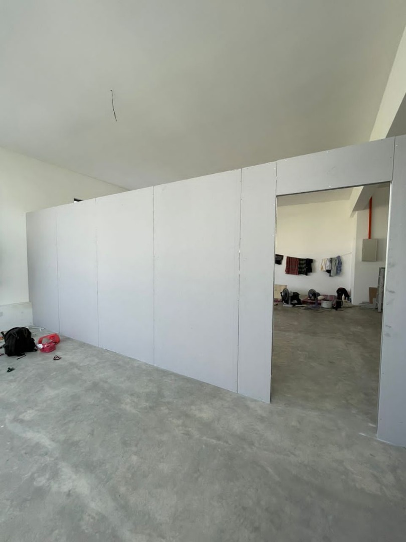 DINDING PEMBAHAGI PARTITION GYPSUM l install partition wall, Furniture ...