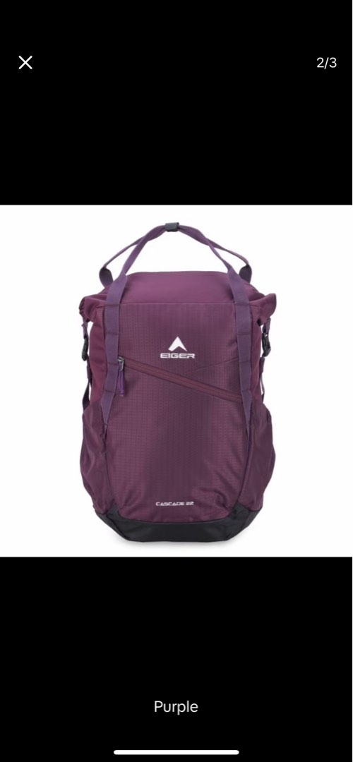 Eiger Backpack Original, Women's Fashion, Bags & Wallets, Backpacks on ...