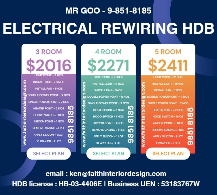 ELECTRCAL REWIRING FOR HDB RESALE HOUSE, Home Services, Home Repairs ...