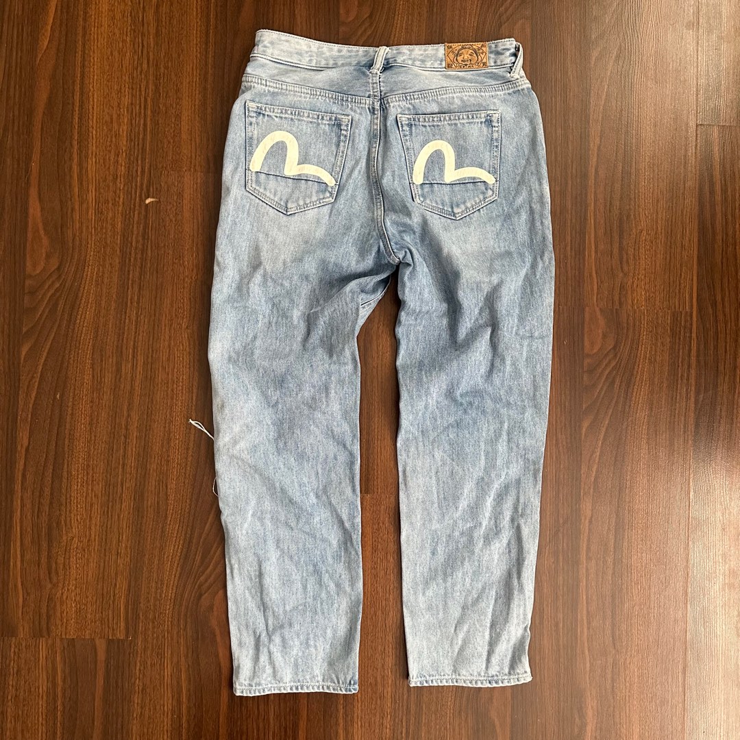 evisu jeans, Men's Fashion, Bottoms, Jeans on Carousell