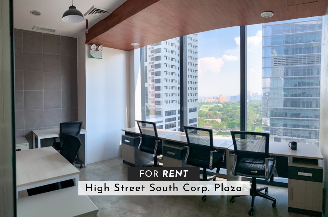 For Rent / Lease : High Street South HSS Corporate Plaza Tower 1 Fitted ...