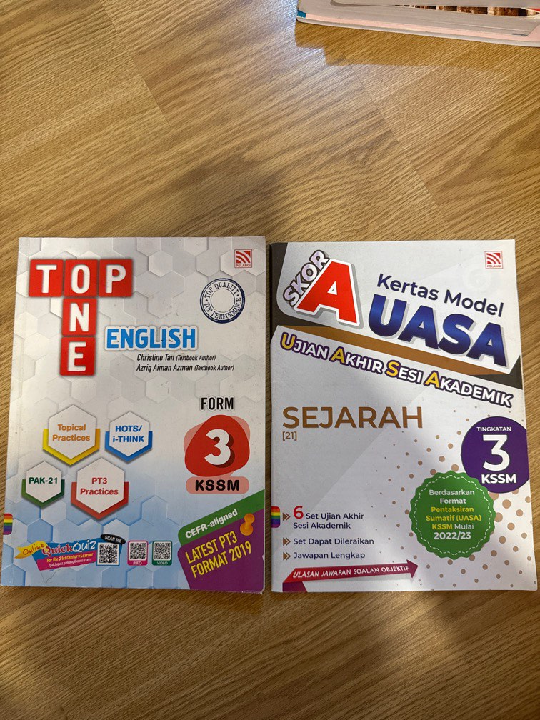form 3 exercise books (sejarah, english), Hobbies & Toys, Books ...