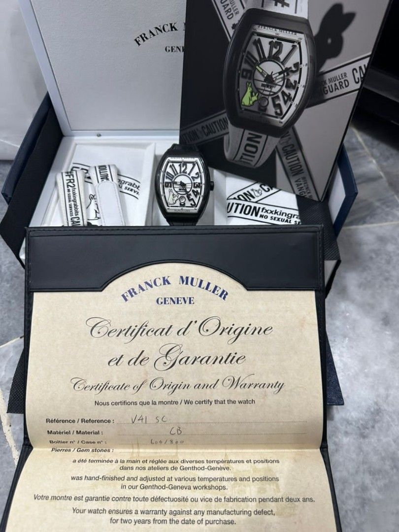 Franck muller vanguard FR2 rabbit v41 carbon (fullset 2024 like new), Luxury, Watches on Carousell