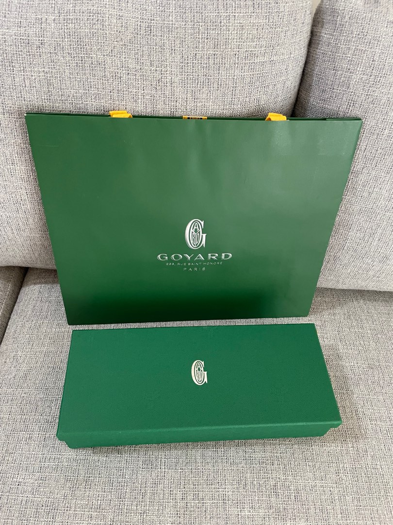 Goyard bag box with paper bag, Women's Fashion, Bags & Wallets ...