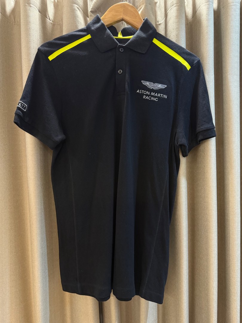 Hackett Black and Neon Green, Men's Fashion, Tops & Sets, Tshirts ...