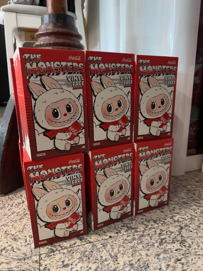 INSTOCK - The Monster Coca Cola Series - Vinyl Face Blind Box - Labubu ...
