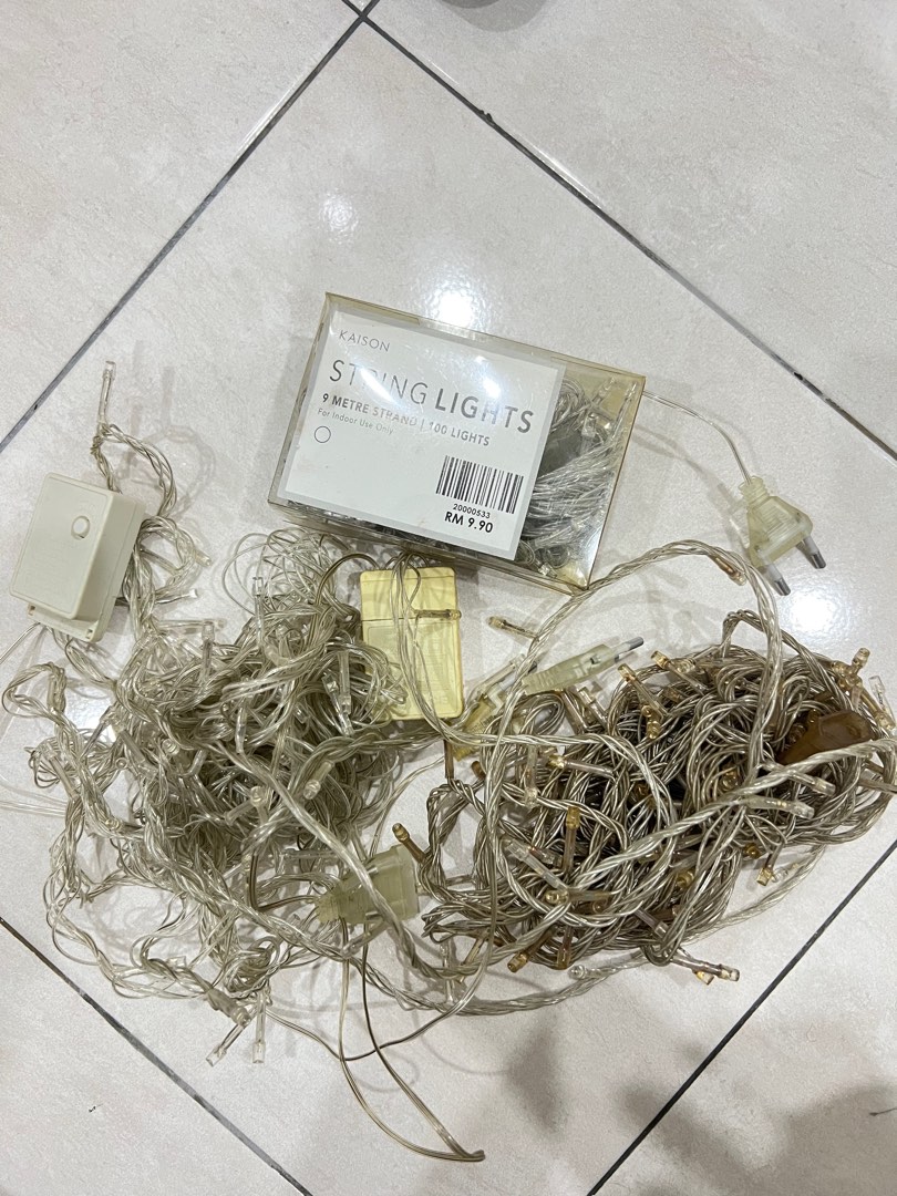 KAISON String Light, Furniture & Home Living, Lighting & Fans, Lighting ...