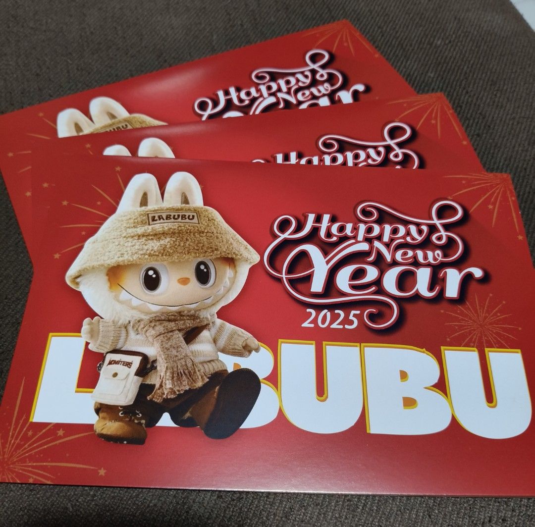 Labubu HNY 2025 Limited Edition Labubu Currency, Hobbies & Toys ...
