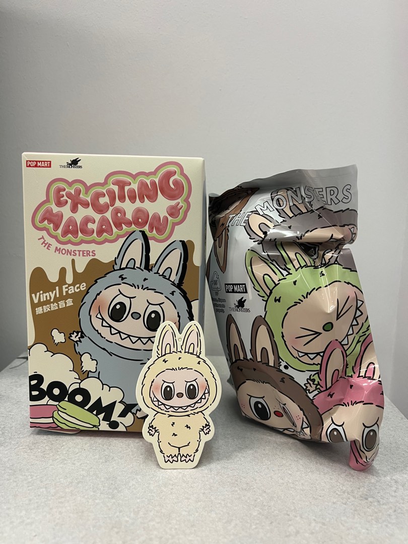 Labubu V1 Macarons Series Soy milk Soymilk, Hobbies & Toys, Toys ...