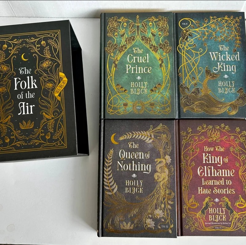 LitJoy The Folk of the Air First Print Set - The Cruel Prince Signed Collector's Edition ...