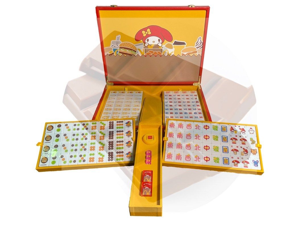 McDonald's X Sanrio Mahjong Set, Hobbies & Toys, Toys & Games on Carousell