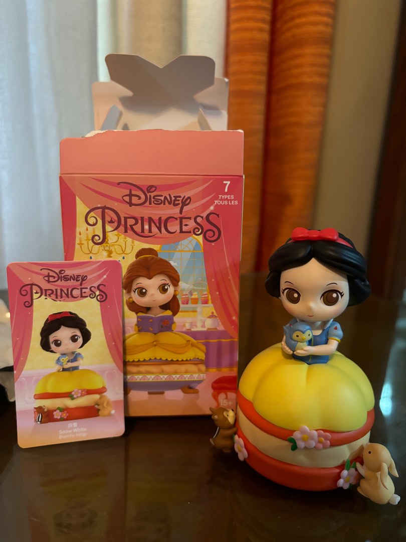 Miniso Blind Box Disney Princess Macaron Jewelry Box Snow White ...