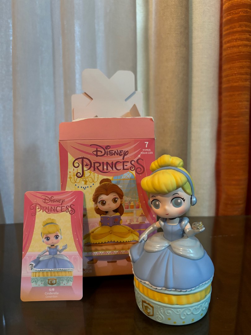 Miniso Blind Box Disney Princess Macaron Jewelry Box Cinderella ...