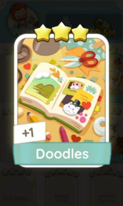 Monopoly Doodles, Hobbies & Toys, Toys & Games on Carousell