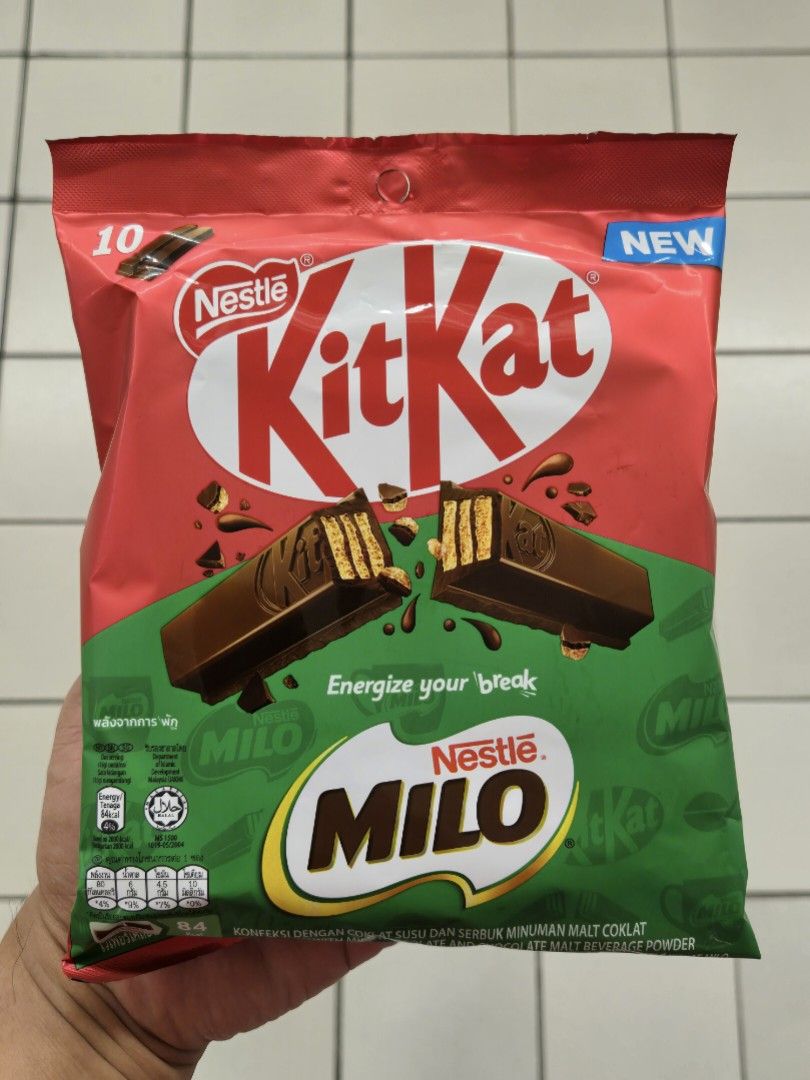 [NEW ARRIVAL] Nestle Kit Kat Milo Chocolate [Halal Certified], Food ...