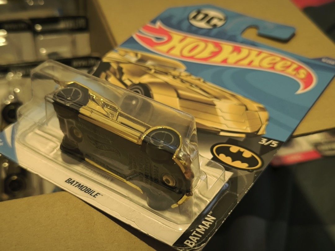 New Batmobile Batman DC Silver Polished Hot Wheels HotWheels Car ...