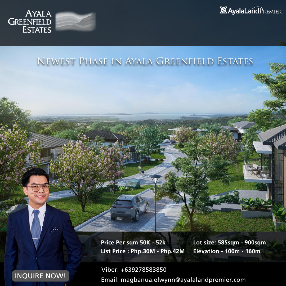 Newest Phase in Ayala Greenfield Estates - Phase 10 Block 8 Lot 11 ...