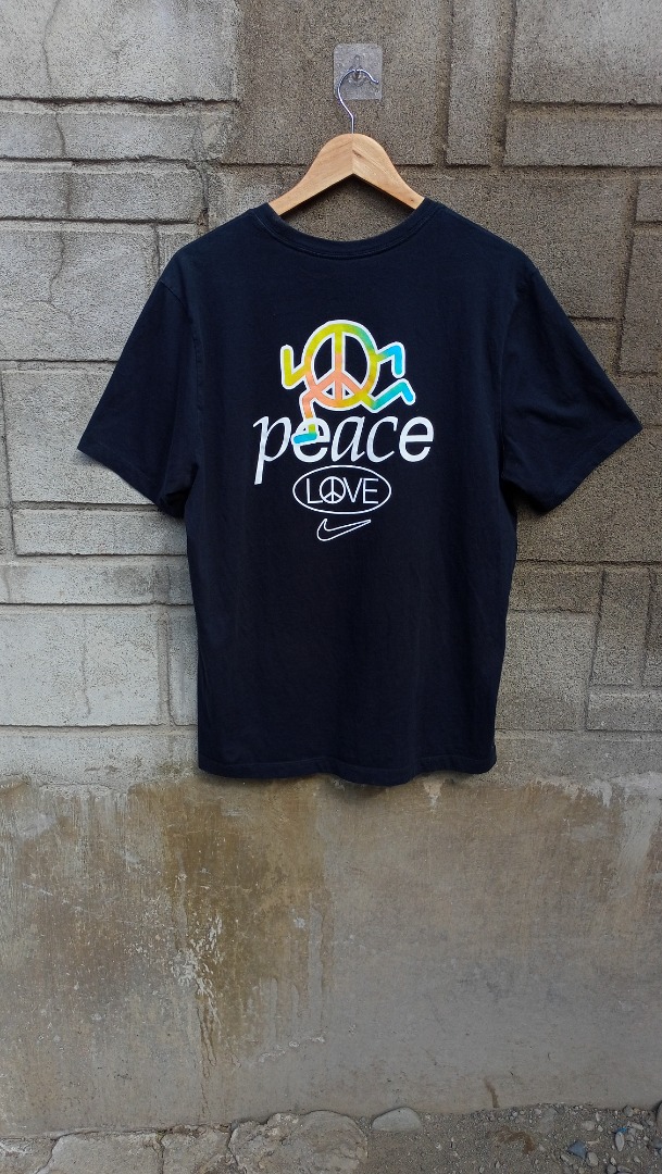 NIKE PEACE AND LOVE, Men's Fashion, Tops & Sets, Tshirts & Polo Shirts ...