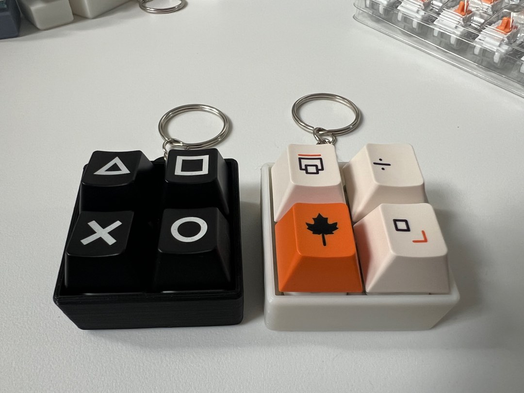Novelty keycaps on 3d printed keychain (mechanical keycaps), Computers ...