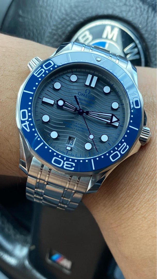 Omega Seamaster Ceramic Gray Ceramic Complete Set 2020, Luxury, Watches ...
