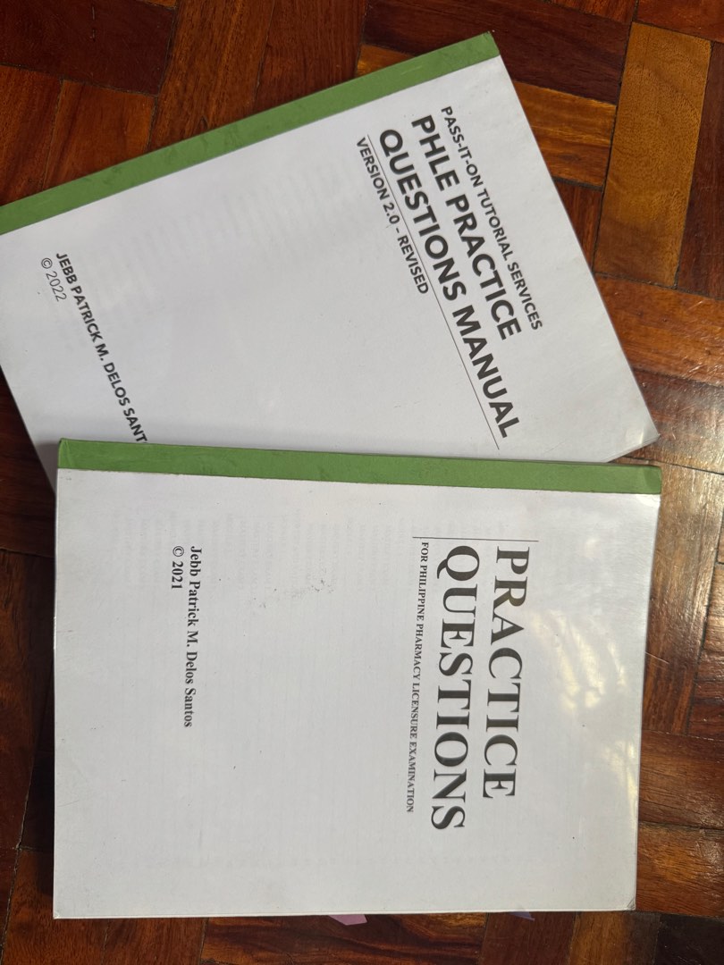 PHLE Practice Questions/ Reviewer version 1 and 2, Hobbies & Toys ...