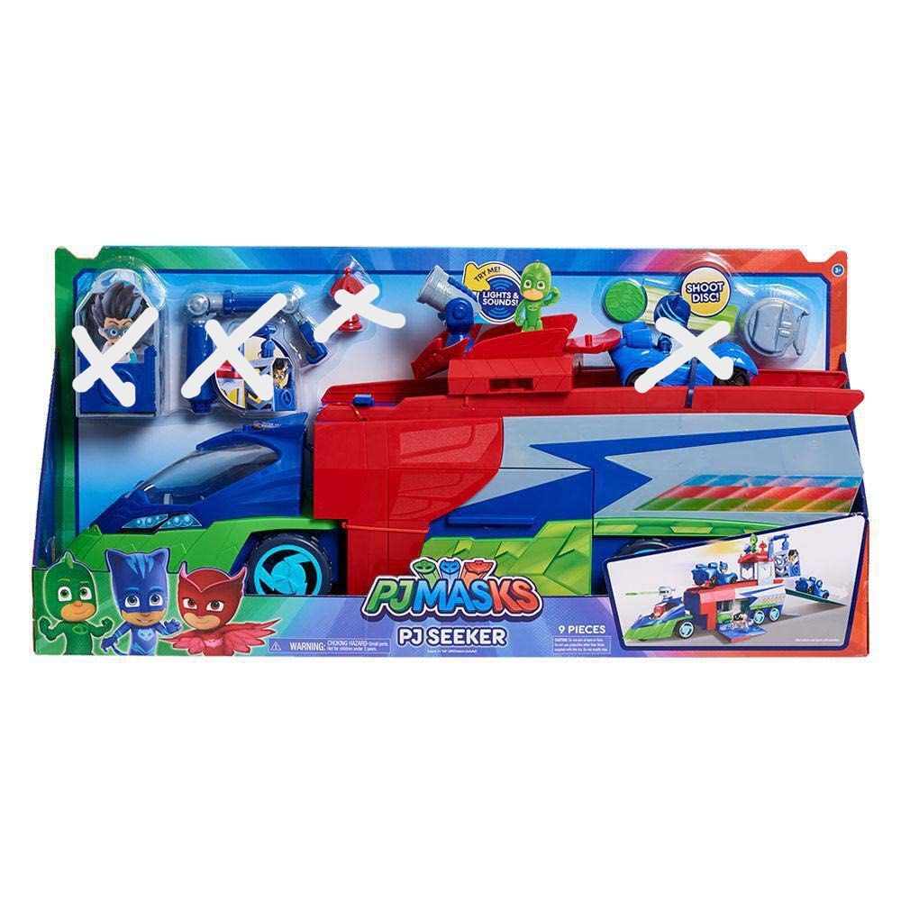 Pj masks vehicle playset lights and sounds boy car educational unisex ...