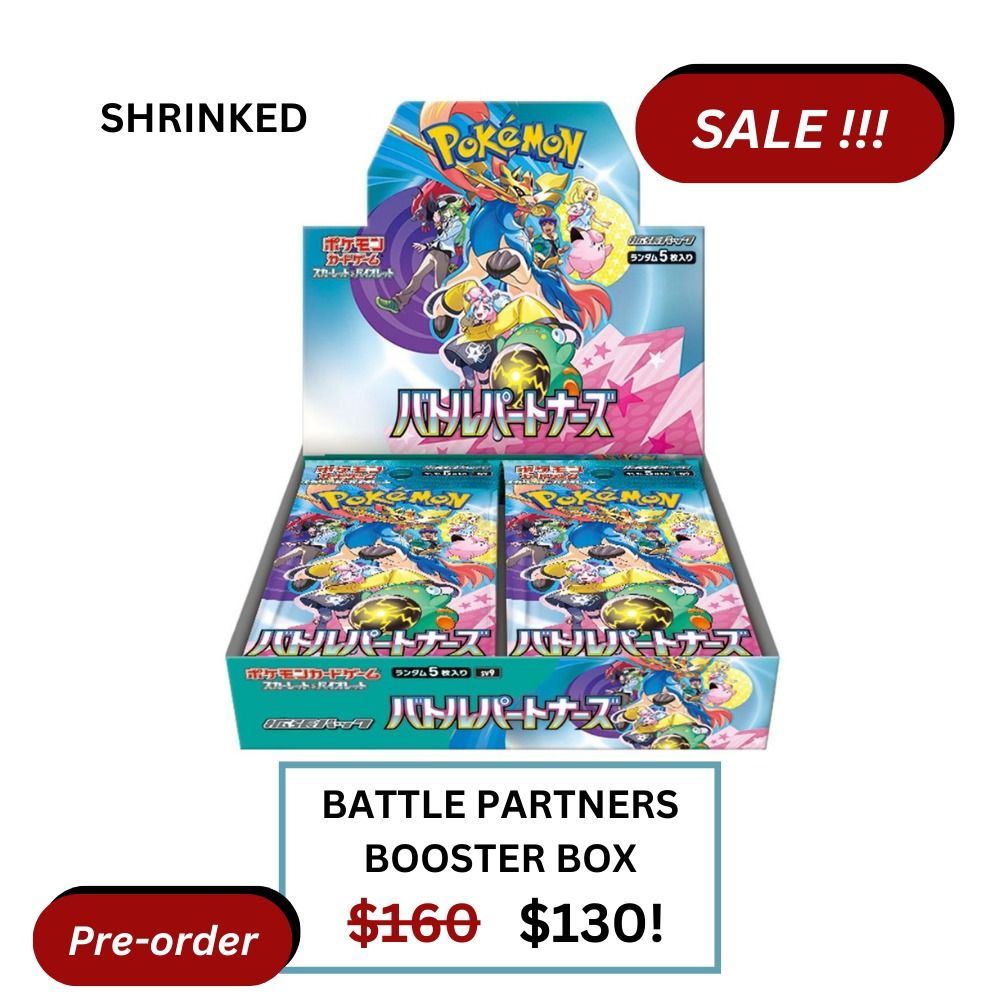 Pokemon Battle Partners Booster Box Deck Build Box Collection File Set ...