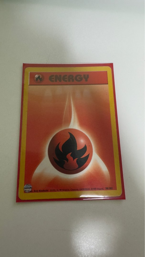 Fire Energy 98/102 1st Edition Pokemon Base Set, Hobbies & Toys, Toys ...