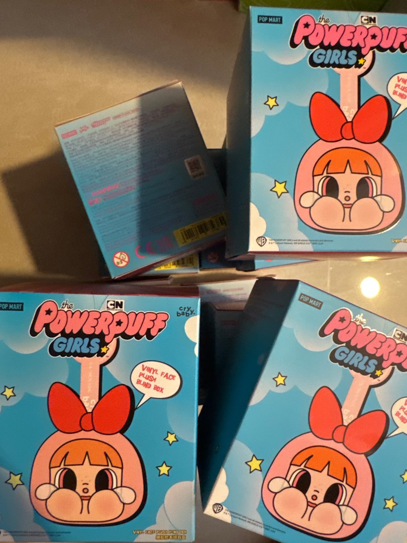 POPMART Bunny Buttercup/Buttercup Vinyl Plush Powerpuff Girls, Hobbies ...