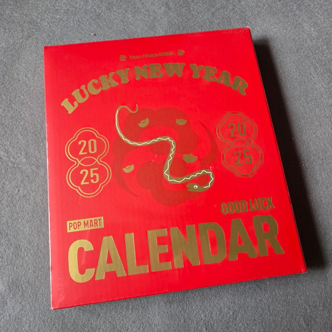 Popmart Calendar 2025 Labubu Molly Crybaby Dimoo, Hobbies & Toys ...