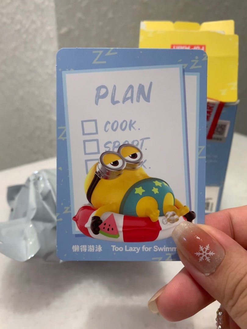 Popmart minion lazy series, Hobbies & Toys, Toys & Games on Carousell
