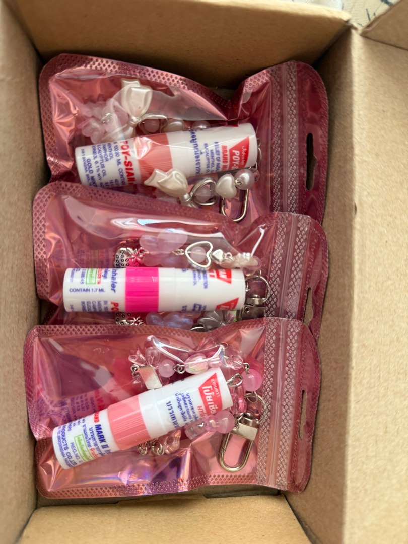 POY SIAN INHALER KEYCHAINS, Beauty & Personal Care, Sanitary Hygiene on ...