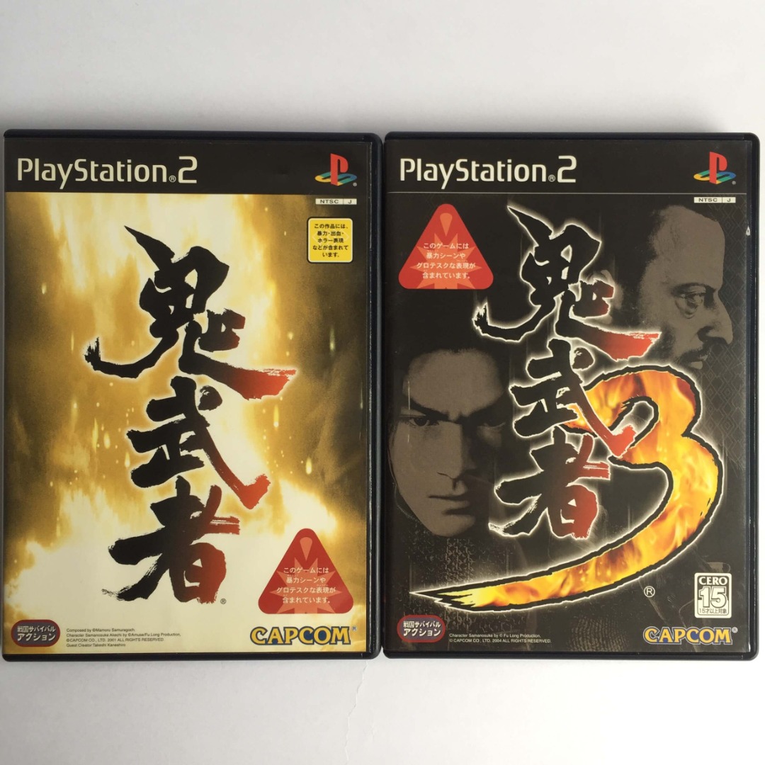 PS2 Onimusha Games Bundle Japan NTSC-J, Video Gaming, Video Games ...