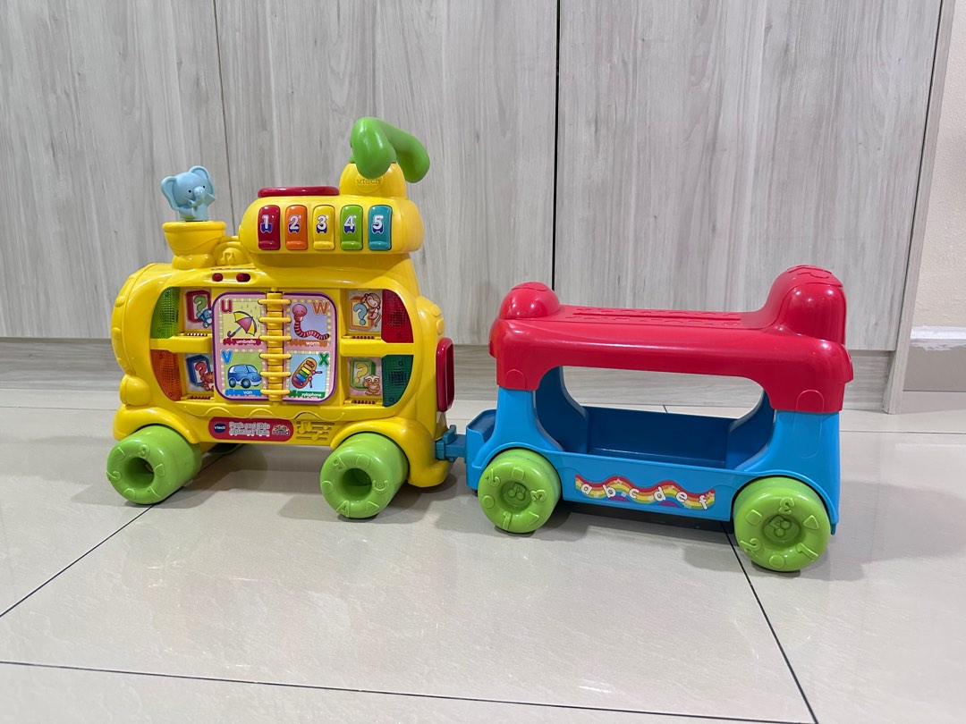 Push and Ride Alphabet Train, Babies & Kids, Infant Playtime on Carousell